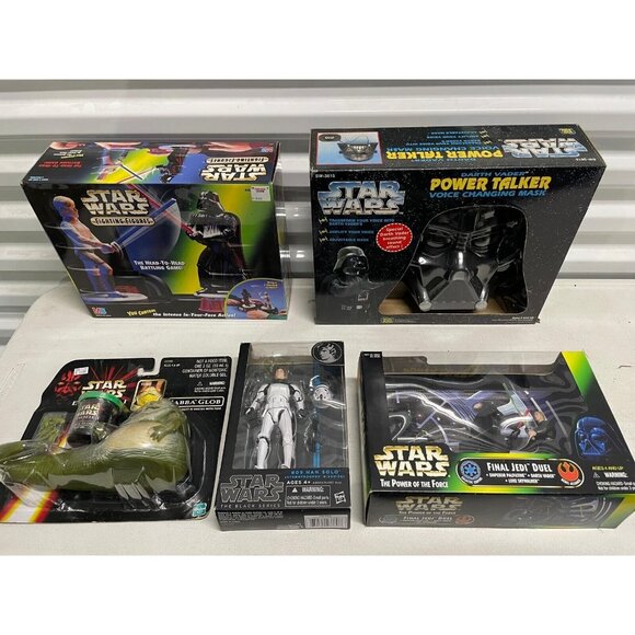 Toys | Lot Of Star Wars Darth Vader Talker Voice Changing Mask Fighting ...